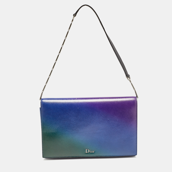 Dior | Bags | Dior Multicolor Ombre Leather Flap Bag | Poshmark